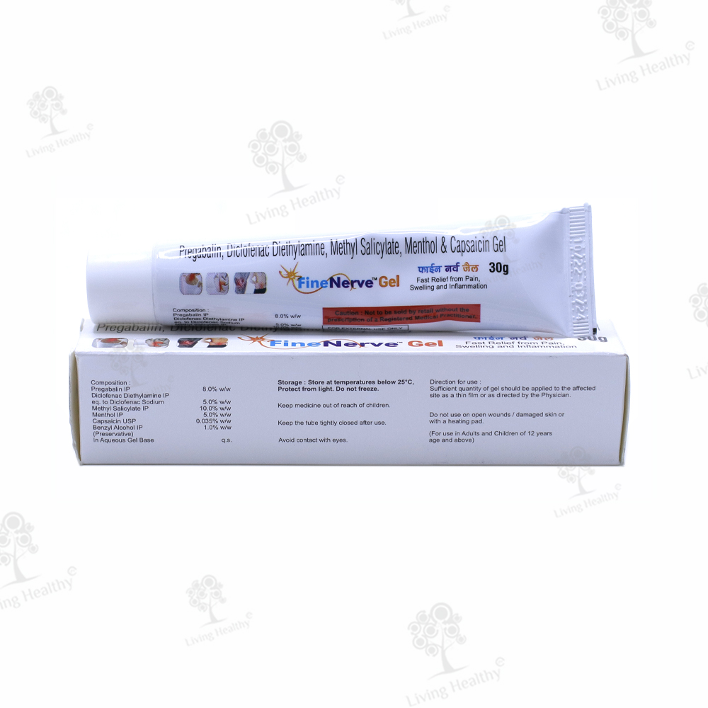 Buy FINE NERVE GEL (30 GM) Online | Living Healthy 24